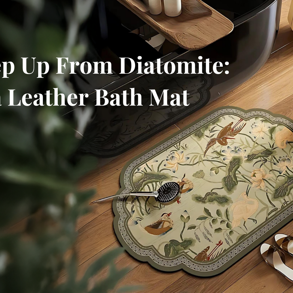 Upgrade Your Comfort with Napa Leather Bath Mats – Maison Matta
