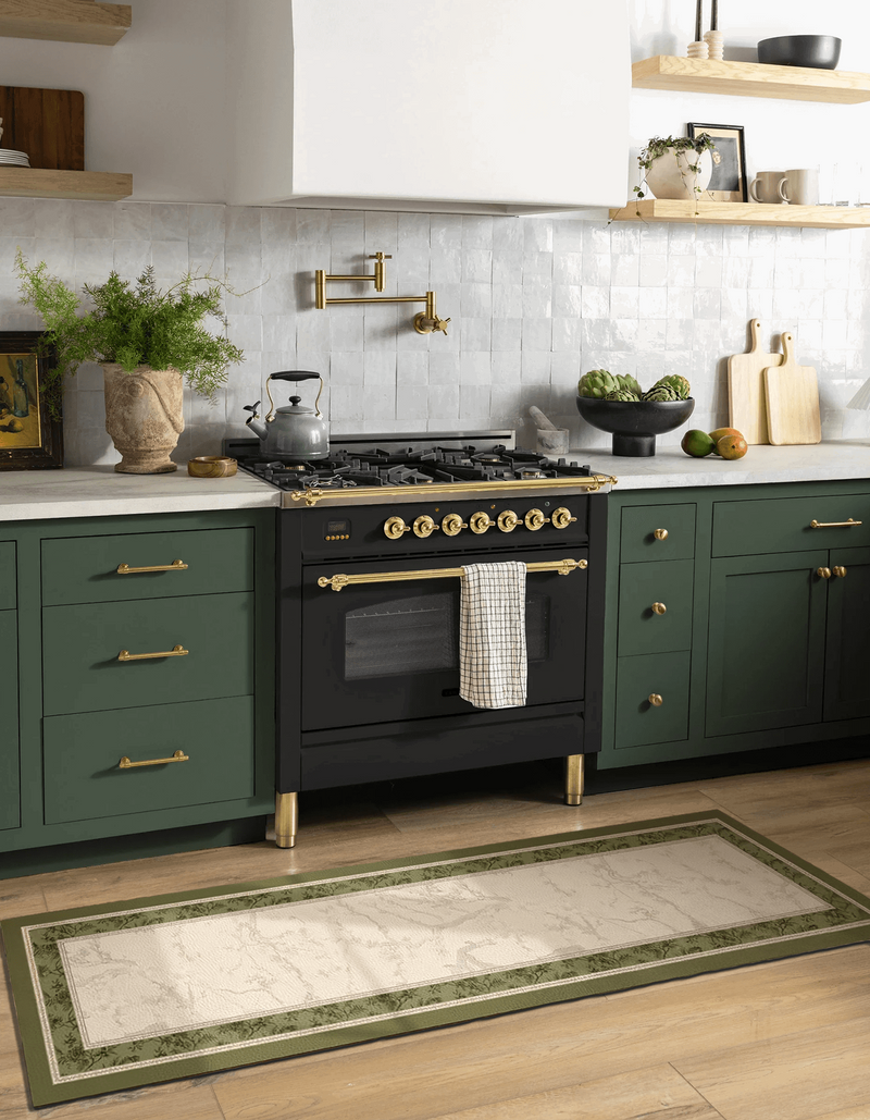 Aesthetic and Easy-to-Clean Anti-Fatigue Kitchen Runner Mat Collection ...