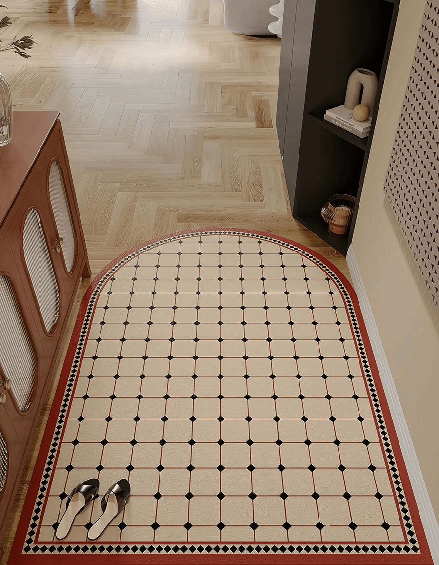 Roman Tile Door Mat | Stylish Retro Tile Design Entrance Mat – Maison Matta