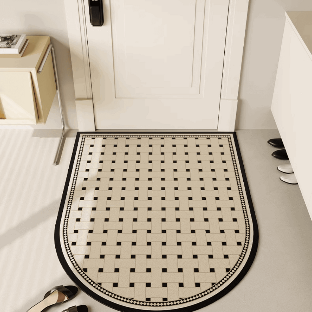 Checkerboard Door Mat | Elegant & Decorative Entrance Mat | 24*35 ...